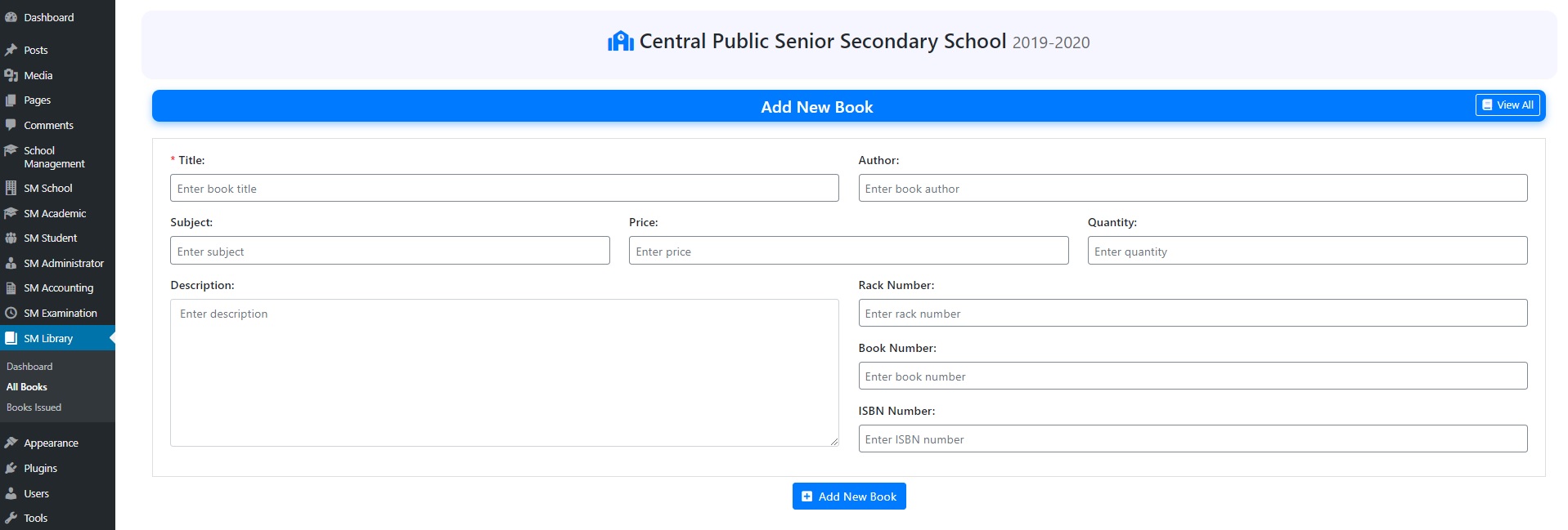 School Management - Education & Learning Management system for WordPress by weblizar